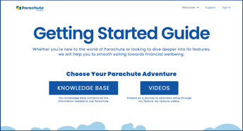 Welcome to Parachute