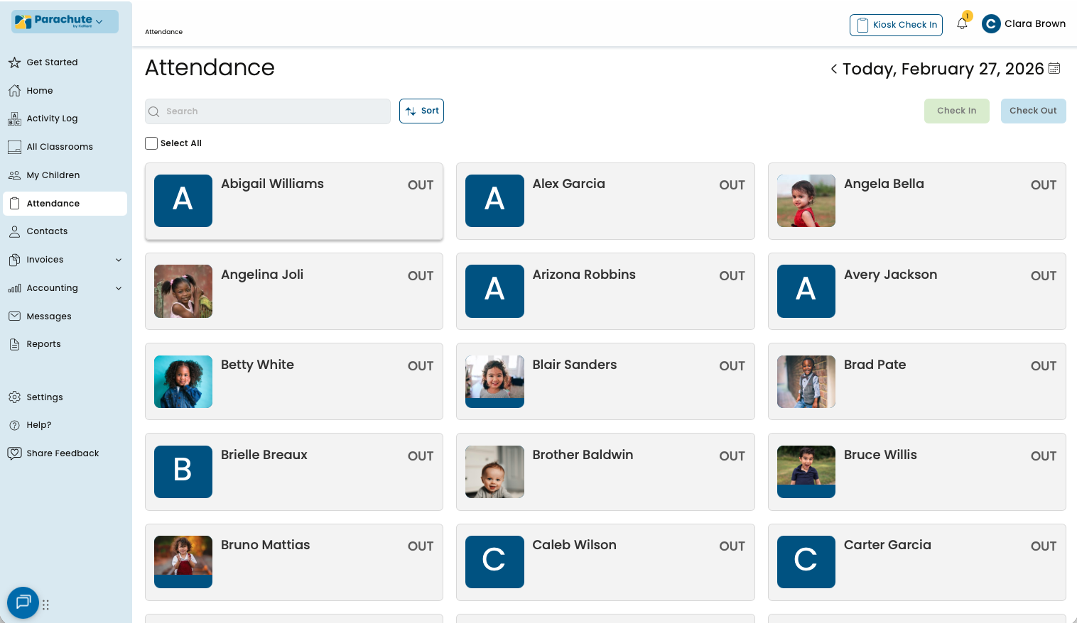 Manual Attendance Tracking