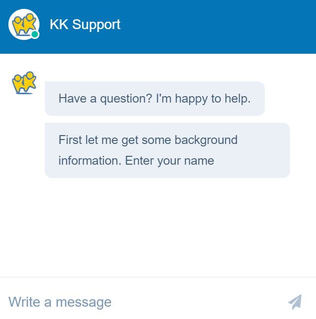 Use the Live Chat Feature in KidKare