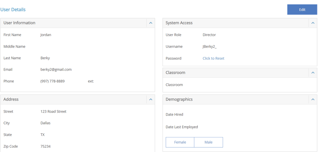 Home Page & Settings