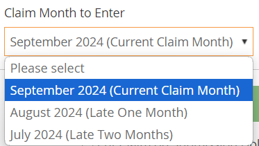 Enter Claim Manually