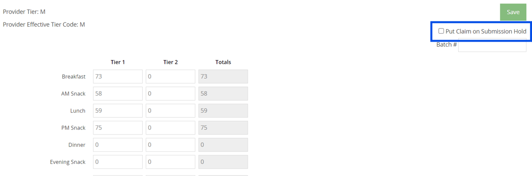 Enter Claim Manually